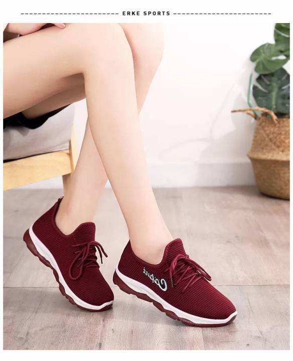 พร้อมส่ง รุ่นใหม่ รองเท้าผ้าใบผู้หญิง น้ำหนักเบา ใส่่สบาย รุ่นGM008 | Lazada.co.th