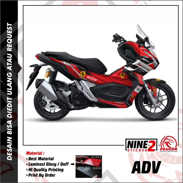 STICKER HONDA ADV DECAL ADV STRIPING ADV FULL BODY STIKER ADV DECAL ...