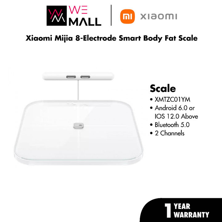 Xiaomi Mijia 8-Electrode Smart Body Fat Scale BMI Composition Scale ...