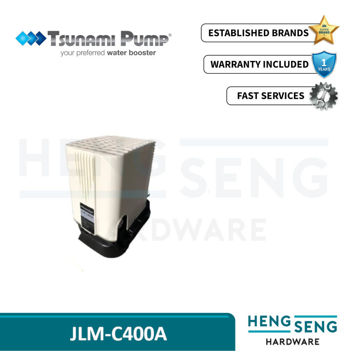 TSUNAMI JLM-C400A AUTOMATIC SELF-PRIMING JET PUMP WITH COVER | Lazada