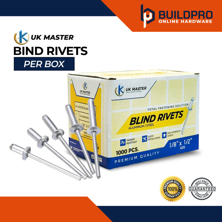 UK MASTER Blind Rivets (Per Box) | Lazada PH
