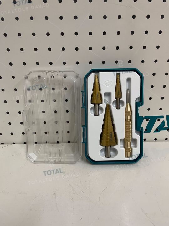 TOTAL 4pcs. Step drill bit set TACSD2041 | Lazada PH