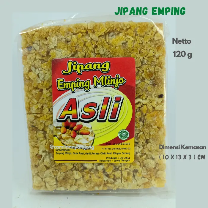 Tengteng Jipang Emping Gepuk Manis Jajanan Tradisional Asli Khas ...