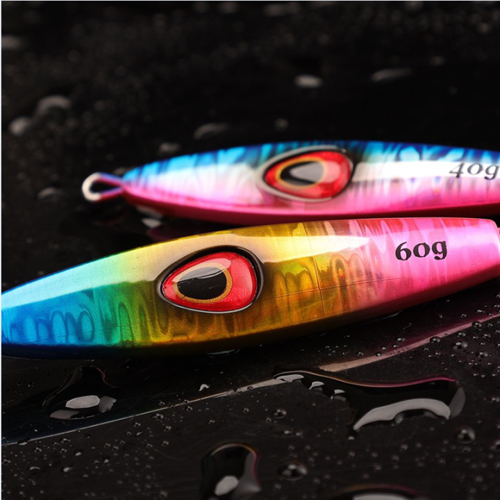 1 Cái Mồi Câu Cá Jig Hai Mặt 3D 20G/30G/40G/60G/80G + Móc Câu Cá Đôi Kẹp Chậm | Lazada.vn