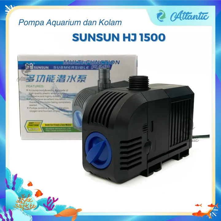 Pompa Celup Sunsun Hj 1500 Pompa Aquarium Hidroponik 25 Watt | Lazada ...