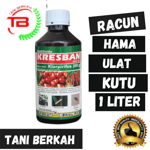 Insektisida Kresban 1 Liter Pembasmi Hama ulat Grayak Kutu Kebul Ulat ... Insektisida Kresban 1 Liter Pembasmi Hama ulat Grayak Kutu Kebul Ulat ...