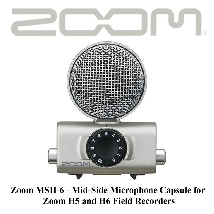 Zoom MSH-6 - Mid-Side Microphone Capsule for Zoom H5 and H6 Field ...