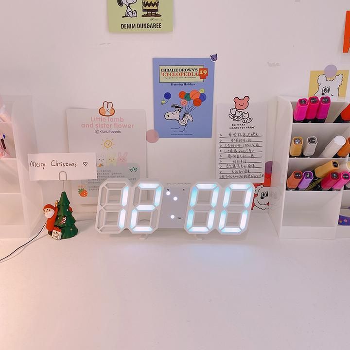 [SG Ready Stock] 3D Aesthetic Digital Clock | Lazada Singapore