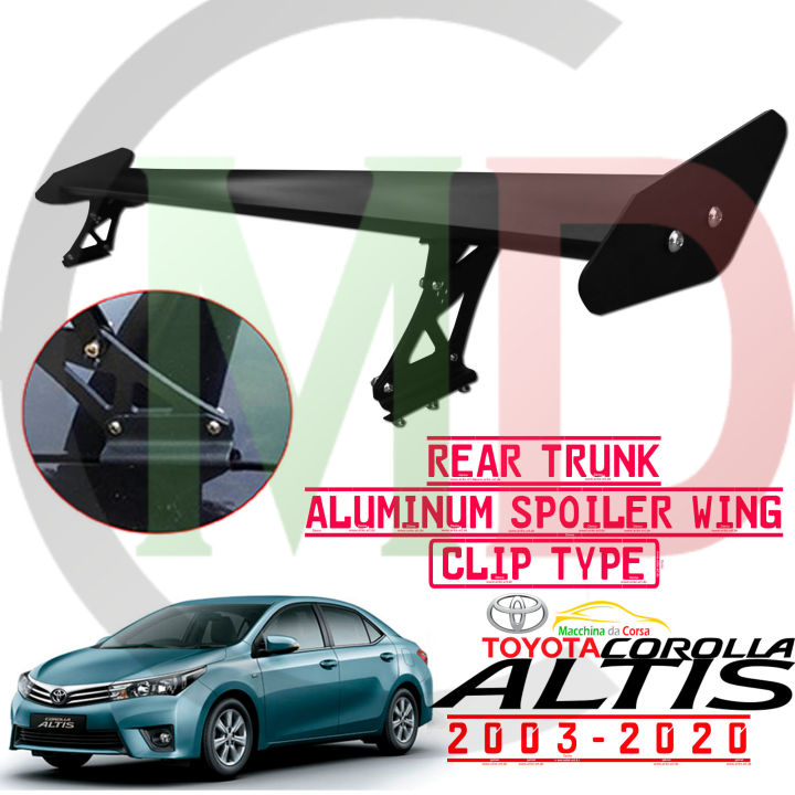 Toyota Corolla Altis 2003-2020 Rear Trunk Spoiler Wing (Clip Type ...