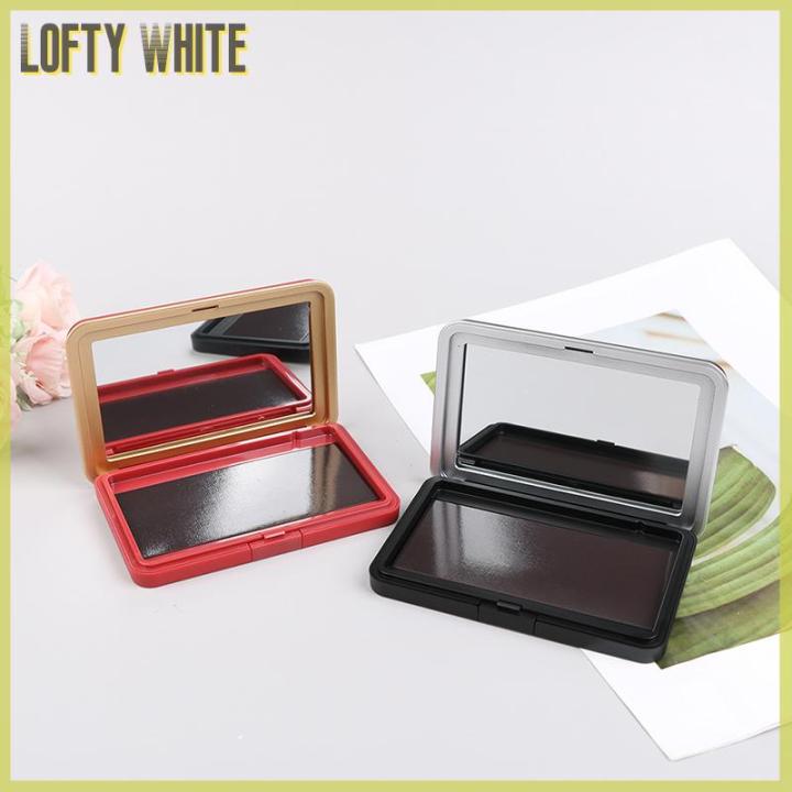 Lofty White Matte Empty Magnetic Cosmetics Palette Eyeshadow Glitter ...