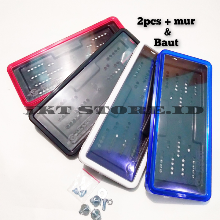 Cover Bingkai Tempat Plat Nomor Motor Variasi Universal Honda, Yamaha ...