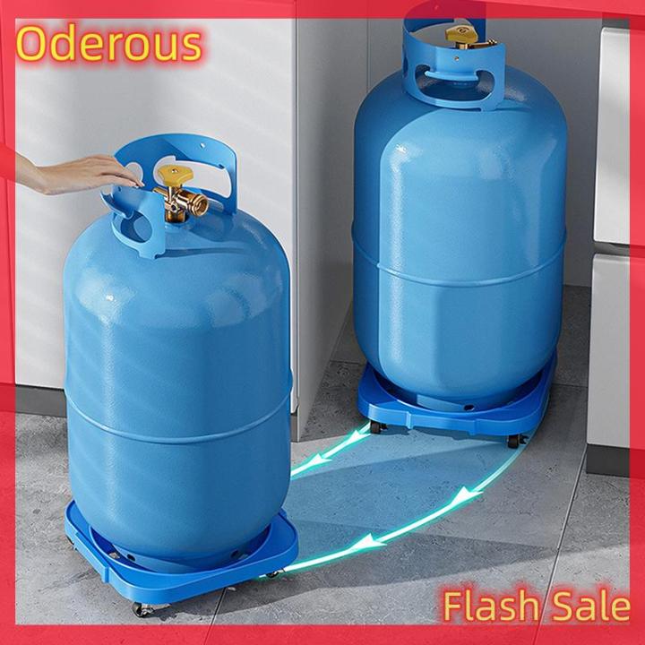 Oderous Propane Tank Stand Gas Cylinder Base With Wheels Movable Holder ...