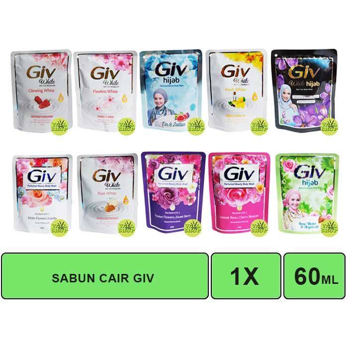 [Refill] Sabun Mandi Cair GIV Body Wash Pouch Refill | Perfumed White ...