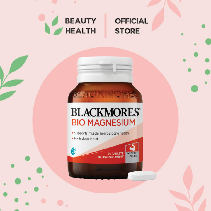 Blackmore Bio Magnesium Tab 50 I 100s [BeautyHealth.sg] | Lazada Singapore