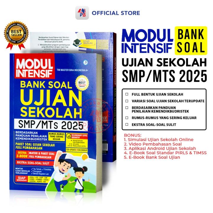 Buku Ujian Sekolah SMP MTs / Modul Intensif Bank Soal Ujian Sekolah SMP/MTs 2025 | Lazada Indonesia