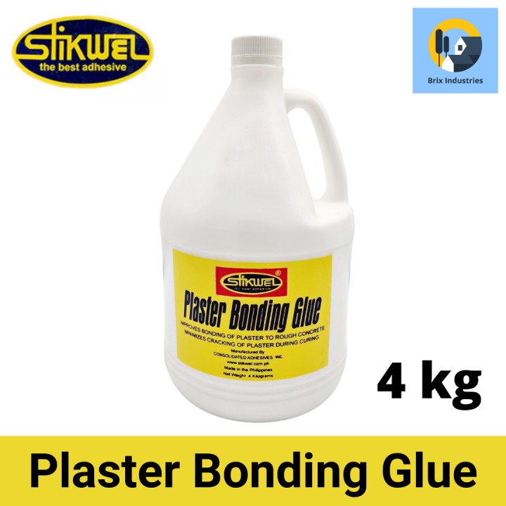 Stikwel Plaster Bonding Glue 4kg (Gallon Size) 4 kilograms | Lazada PH