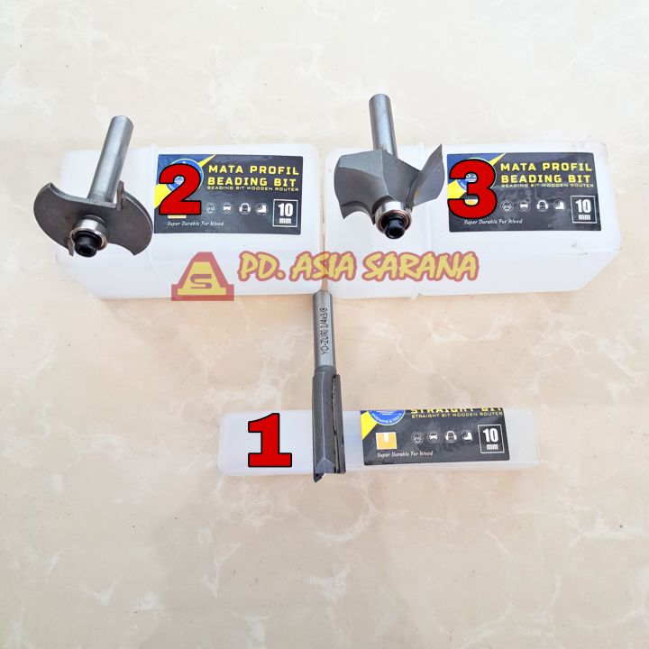 Mata Profil Kayu 10mm Pilih Jenis dan Model / Mata Router Trimmer ...