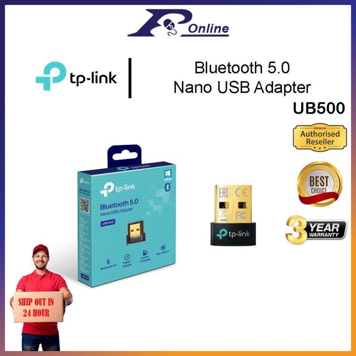 Tp-link Bluetooth 5.0 Nano USB Adapter UB500 | Faster Speeds | Further ...