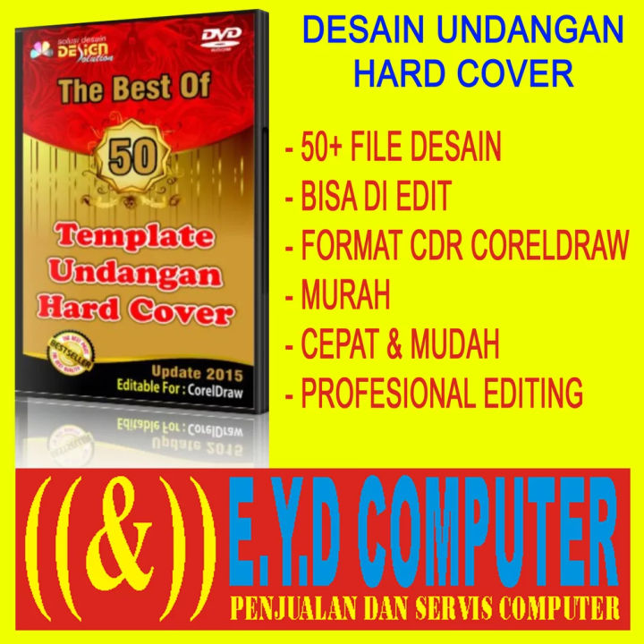 DESAIN UNDANGAN HARD COVER KOLEKSI TEMPLATE DESIGN GRAFIS HALAMAN ALBUM ...