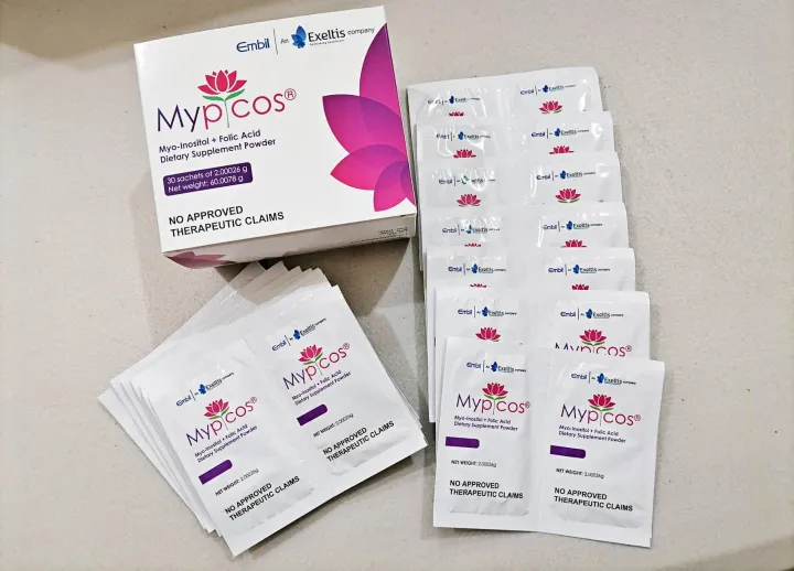 Mypicos Myo-Inositol Folic Acid Dietary Supplement Powder 1 Box 30 ...
