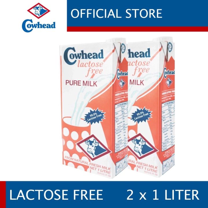 Cowhead Lactose Free Milk 1L x 2 | Lazada