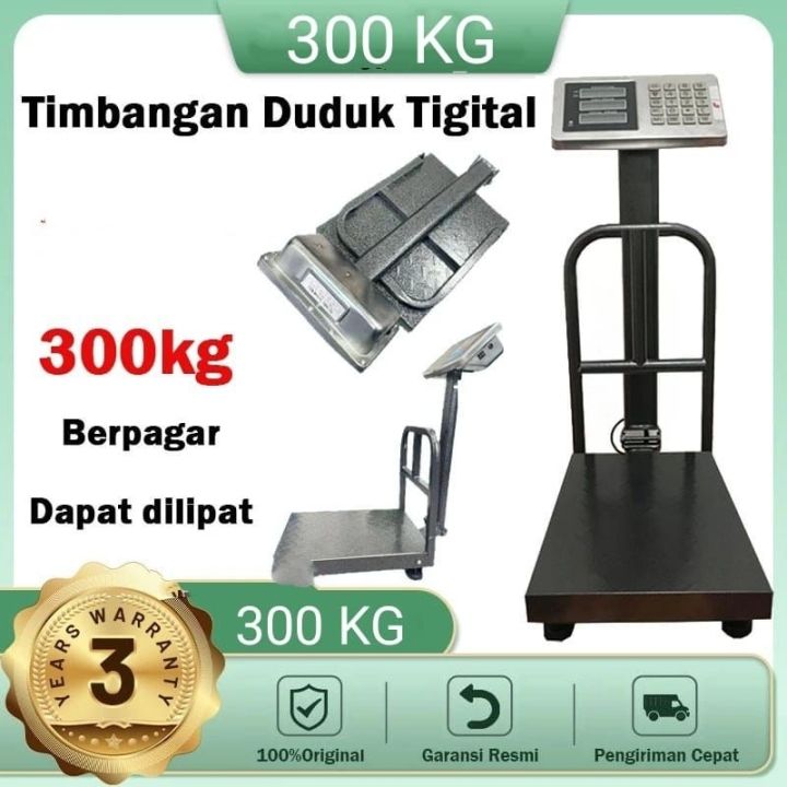 Timbangan , Lantai , Timbangan Duduk Digital 150 KG / 300 KG Besi ...