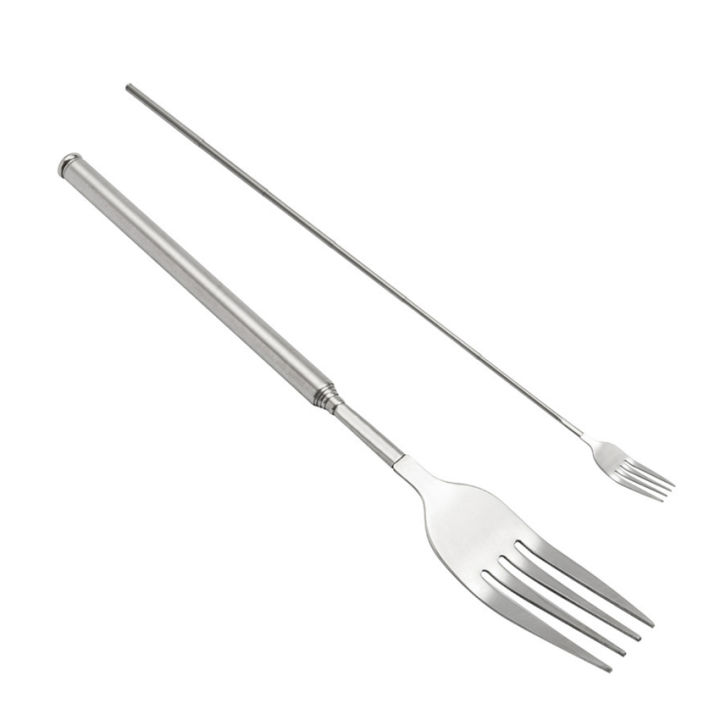 BBQ Telescopic Fork,Extendable Fork,Extending Fork,21.5-64cm Long ...