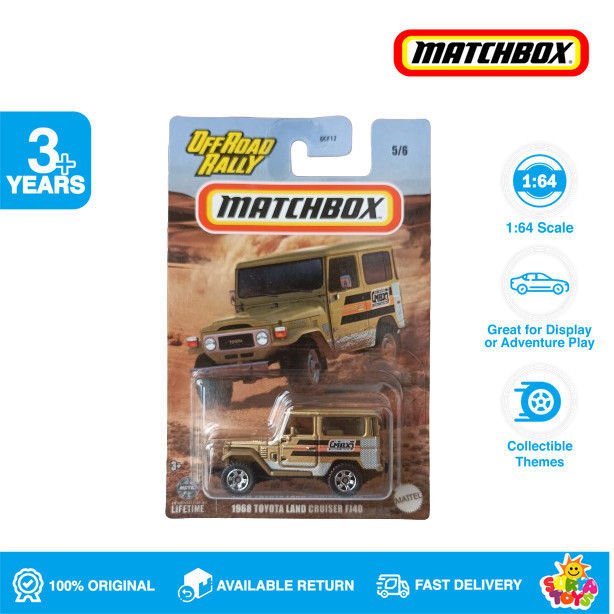 Matchbox Off Road Rally 1968 Toyota Land Cruiser Fj40 | Lazada Indonesia