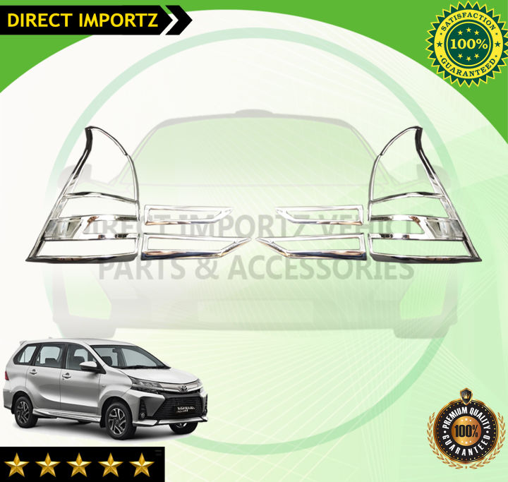 Toyota Avanza 2019 to 2021 Tail Light Garnish Cover Chrome 2020 2021 ...