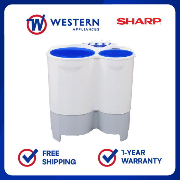 Sharp ES6535T 6.5kg Twin Tub Washing Machine | Lazada PH