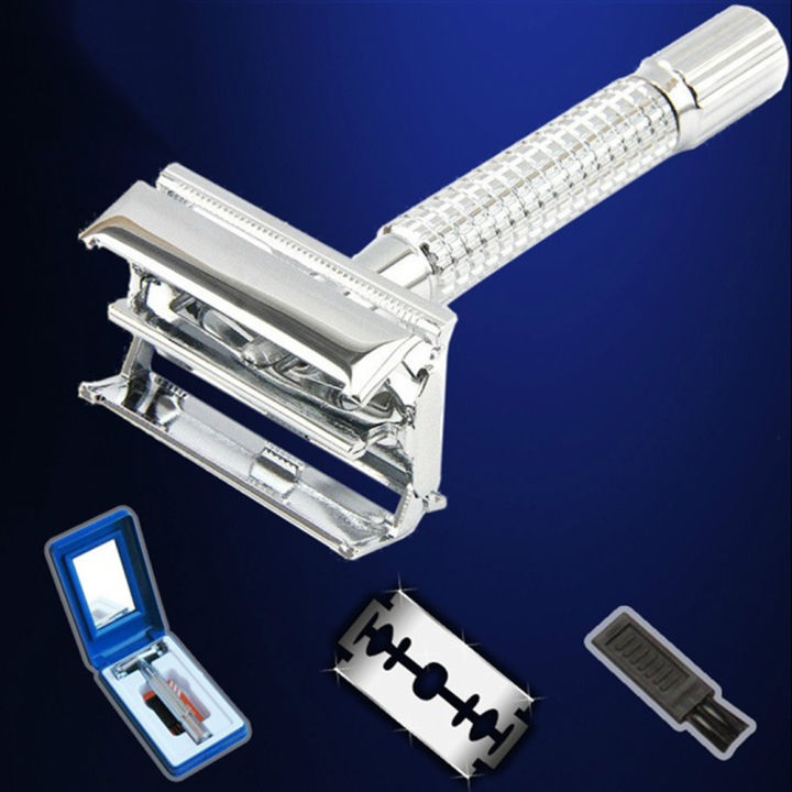 Sanwood® Men Classic Manual Double-Edged Hair Removal Blade Beard ...