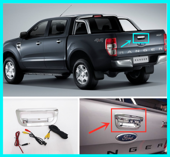 FORD RANGER T6 / T7 / T8 2012-2020 REAR DOOR HANDLE REVERSE CAMERA 4X4 ...