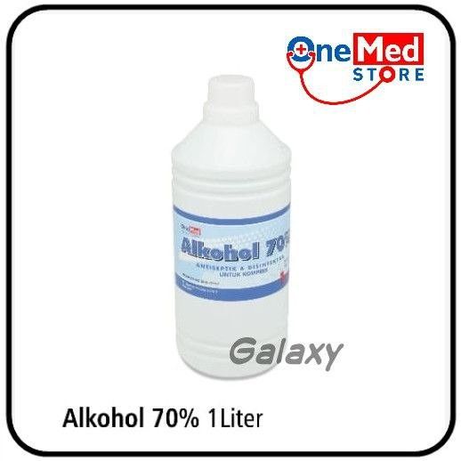 Alkohol 70% Antiseptik - OneMed / One Med - 1L 1Liter / 5L 5Liter ...