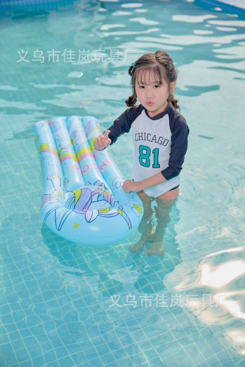 Floating Board Inflatable Surfboard Children's Floating Drainage Water Toy Ride Floating Bed ...