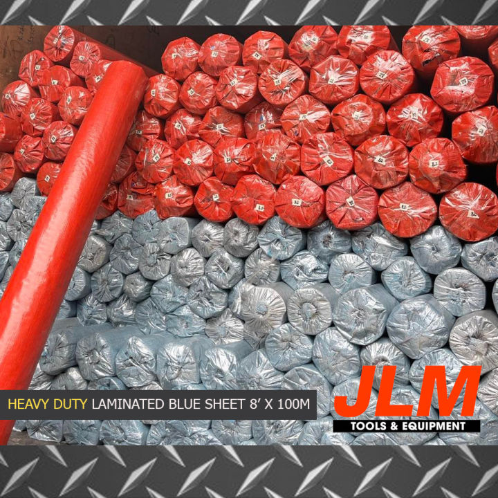 TRAPAL HEAVY DUTY LAMINATED BLUESHEET BLUE AND ORANGE 8FT X 100M ...