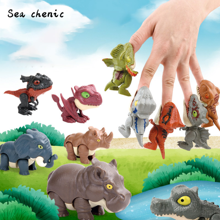 Internet Celebrity Bite Finger Dinosaur Movable Joint Tyrannosaurus Rex ...