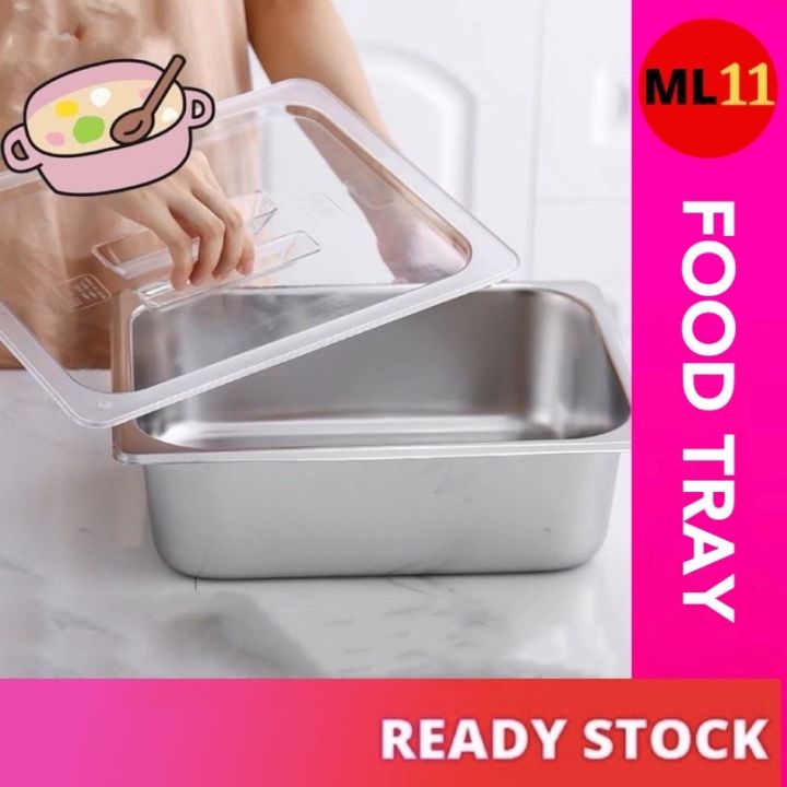 Full Size Food Pan / Half Size Food Pan / Tray / Cover / Bekas Makanan ...