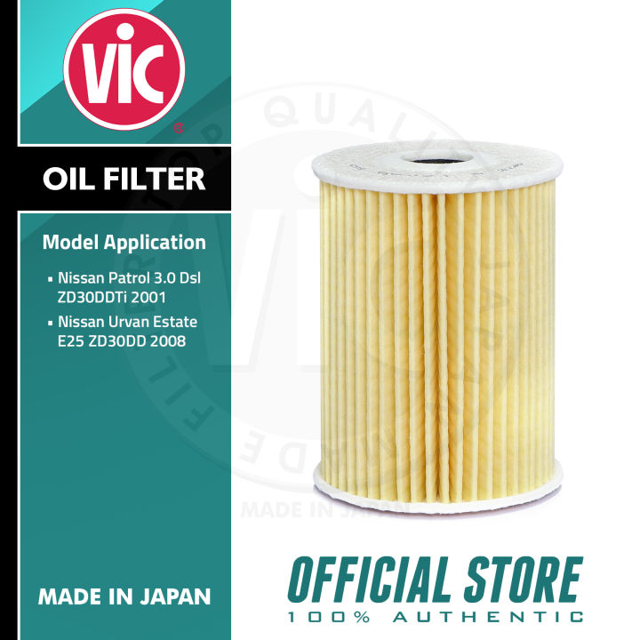 RoadFit VIC Oil Filter Element Type O-206 for Nissan Patrol 3.0 ...