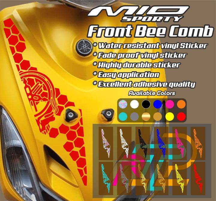Yamaha Mio Sporty Honeycomb Decals Sticker | Lazada PH