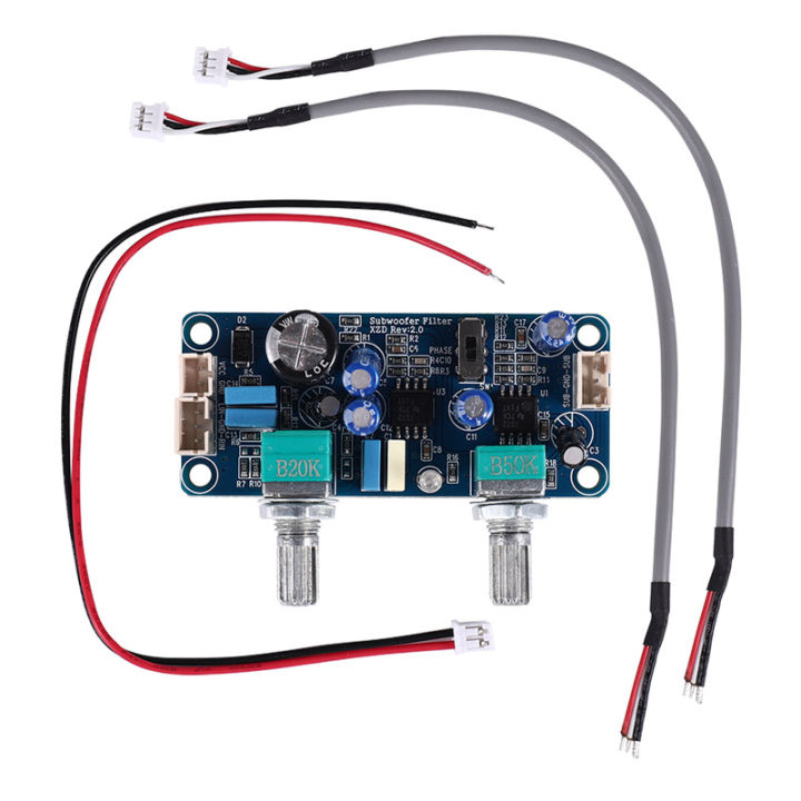 (SBMR) Low Pass Filter Bass Subwoofer Preamp Amplifier Board Single ...