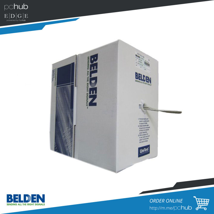 PChub | Belden CAT5E, UTP cable, box ~305mtrs | Lazada PH