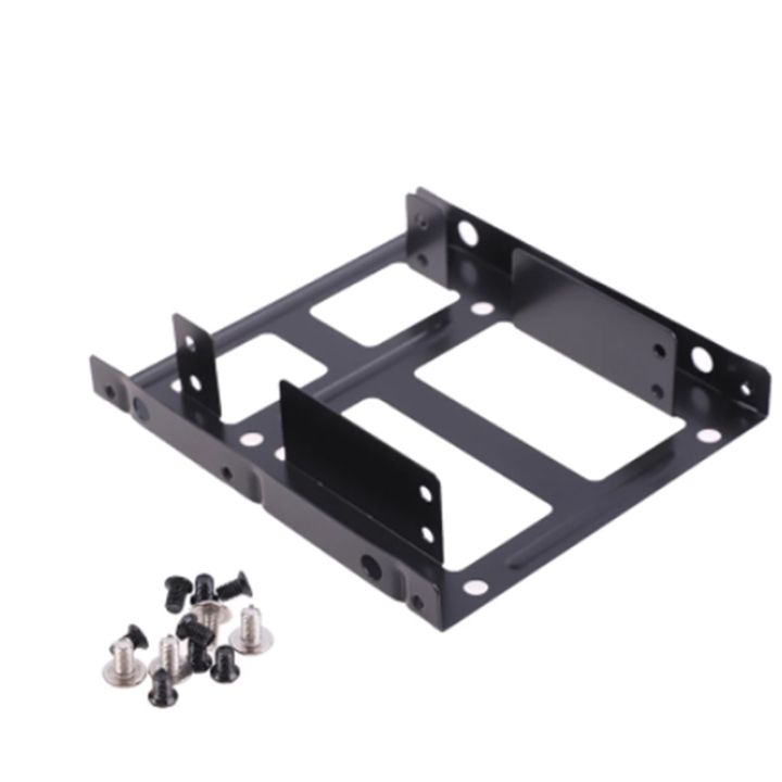 () Double Layer SSD Metal Frame 2.5 To 3.5 Internal Mounting Computer ...