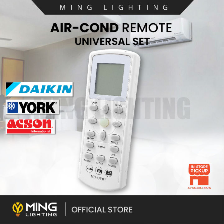 Universal Air Conditioner Remote Control Air-con Replacement Timer ...