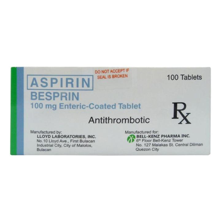 Rx: Besprin 100mg Tablet | Lazada PH