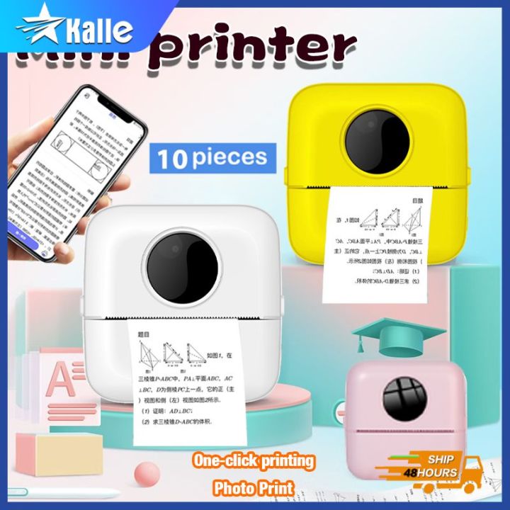【Free Shipping】Bluetooth Mini Printer Machine With Thermal Roll Paper ...
