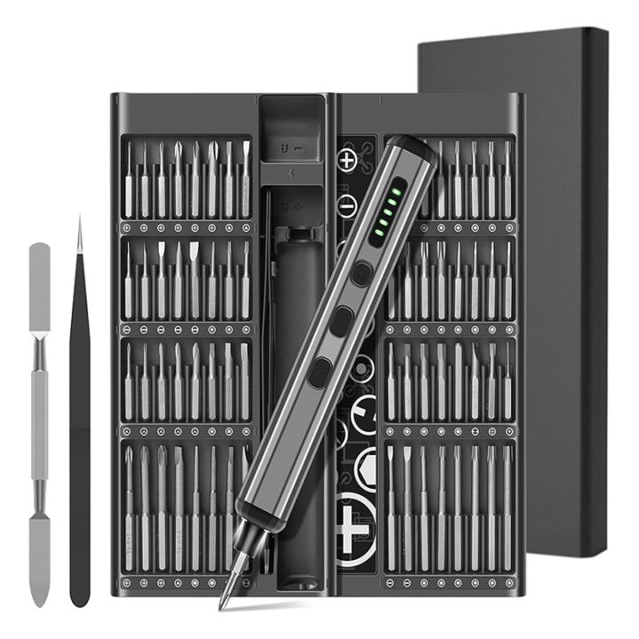 Mini Electric Screwdriver, 68 in 1 Precision Electric Screwdriver ...