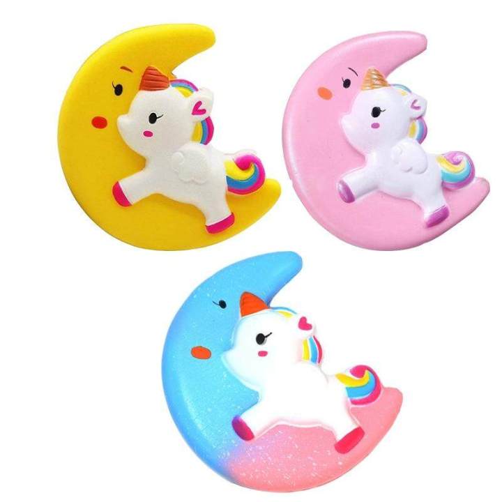 Jumbo Squishy Toys Children Squishy moon horse Slow Rising Antistress ...