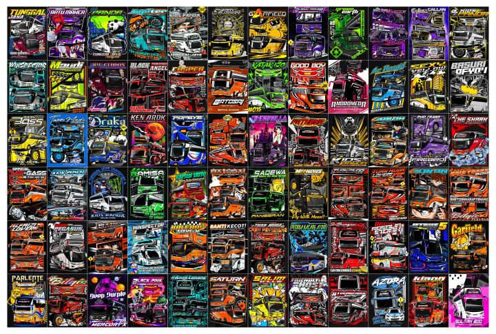 Stiker Basuri Harga Reseller, Stiker bis basuri viral isi 72 | Lazada ...