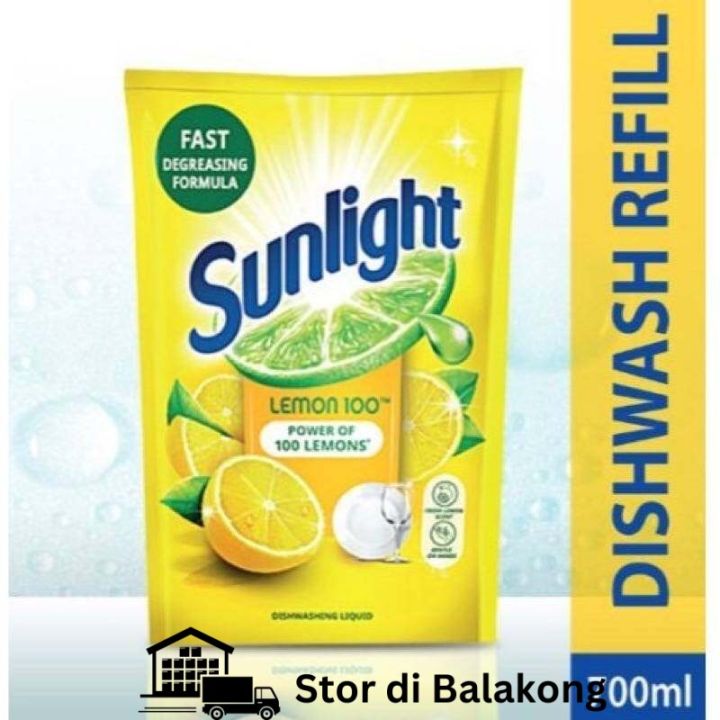 G9 Sunlight Dishwashing Liquid Power Of Lemons Refill Pack 700ml | Lazada
