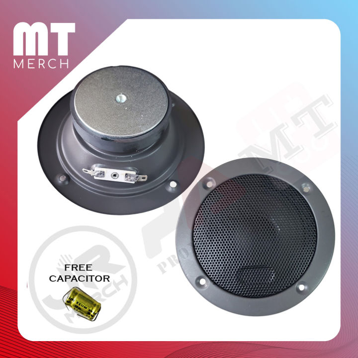 Midrange Speaker 4 inches 120 watts 8 ohms (ISG-4M) w/ Free Capacitor ...